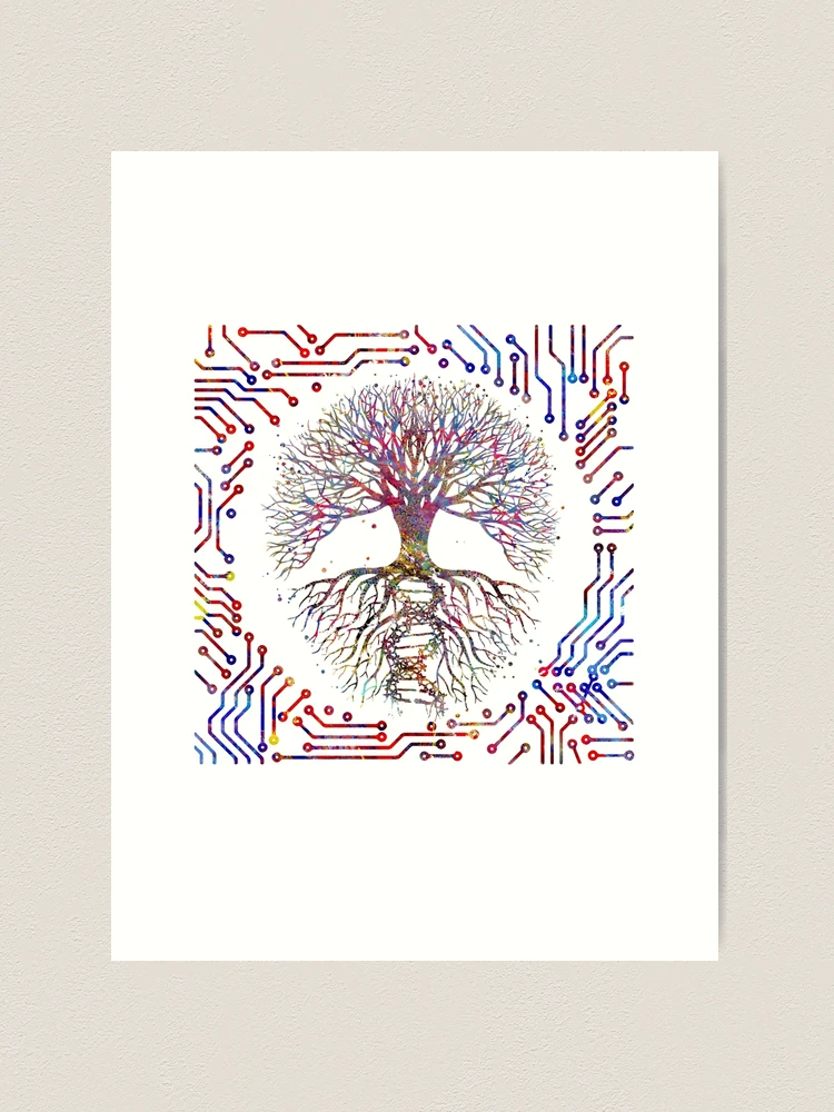 Dna Tree Art Dna Tree Wall Art For Sale Fine Art America
