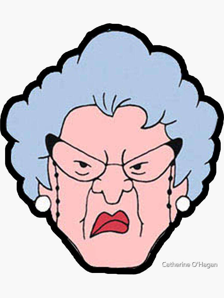 "Ms.Finster" Sticker by catherineohagan | Redbubble