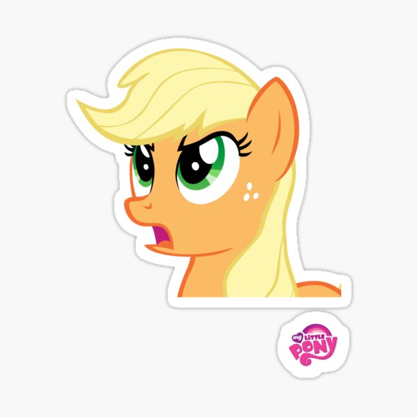 "Applejack " Sticker by eeveemastermind | Redbubble