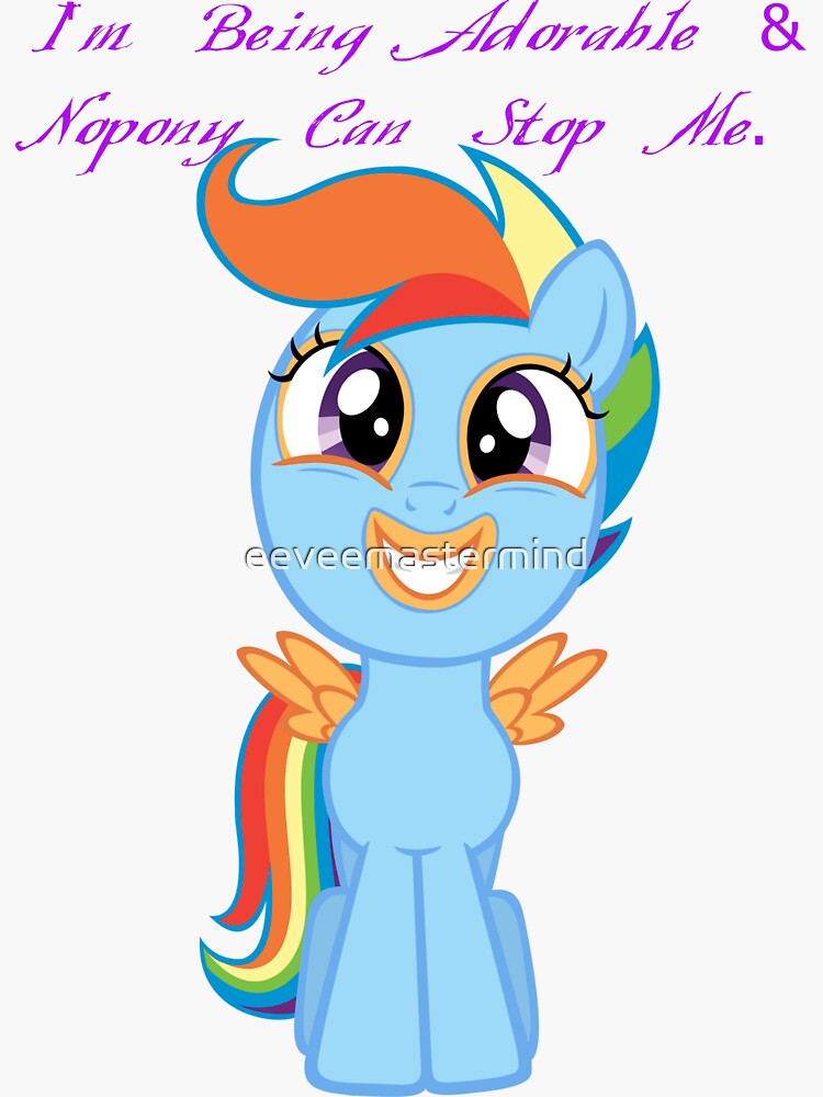 "Adorable Scootaloo " Sticker for Sale by eeveemastermind | Redbubble