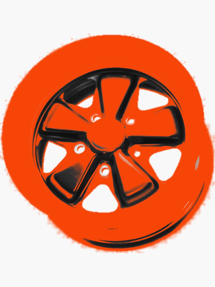 "Orange Fuchs" Sticker for Sale by oldspeed | Redbubble