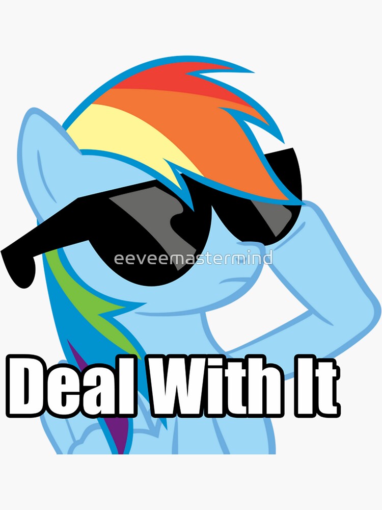 "Rainbow Dash" Sticker for Sale by eeveemastermind | Redbubble