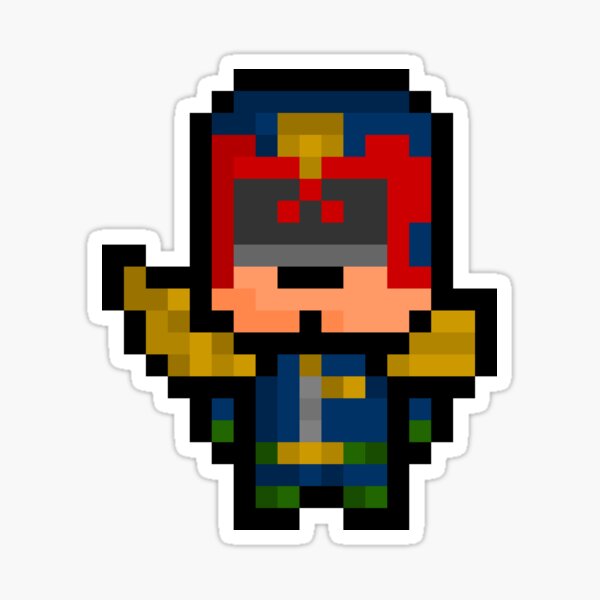 "Pixel Judge Dredd" Sticker for Sale by PixelBlock | Redbubble