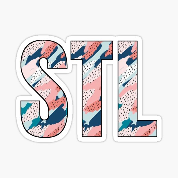 "Retro Vibes STL " Sticker by annxva | Redbubble