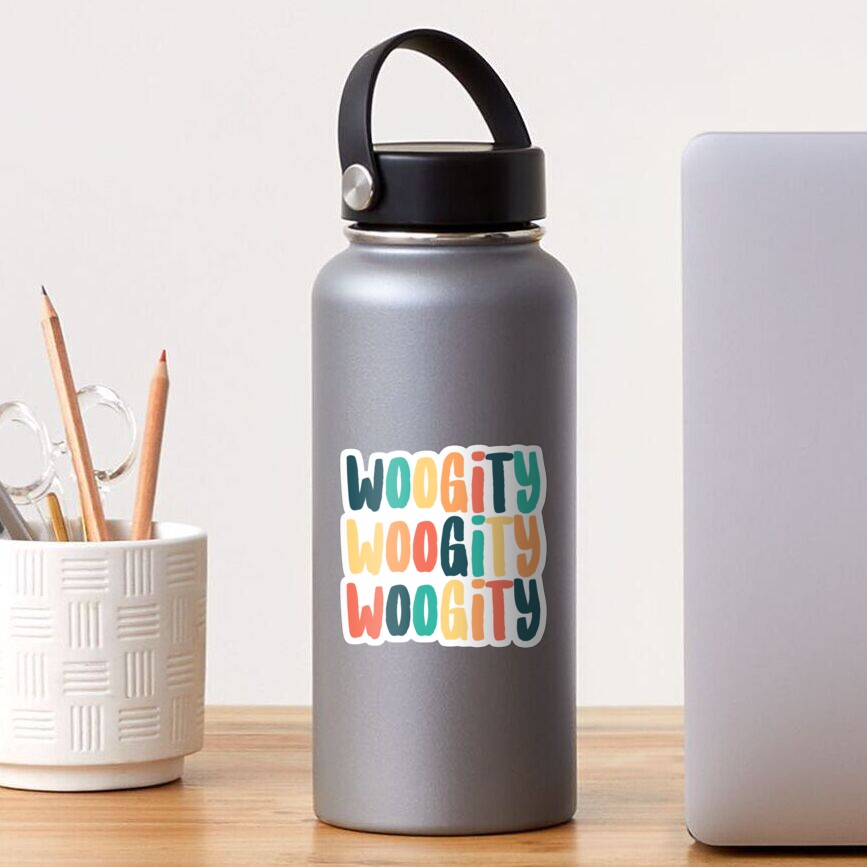 "woogity woogity woogity" Sticker by Aprilllclark | Redbubble