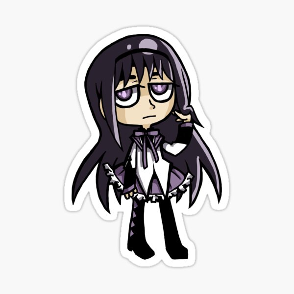 "Homura Akemi" Sticker for Sale by Astrotoast | Redbubble