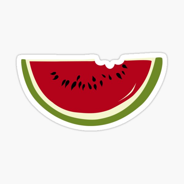 "Watermelon slice" Sticker by AnaMOMarques | Redbubble