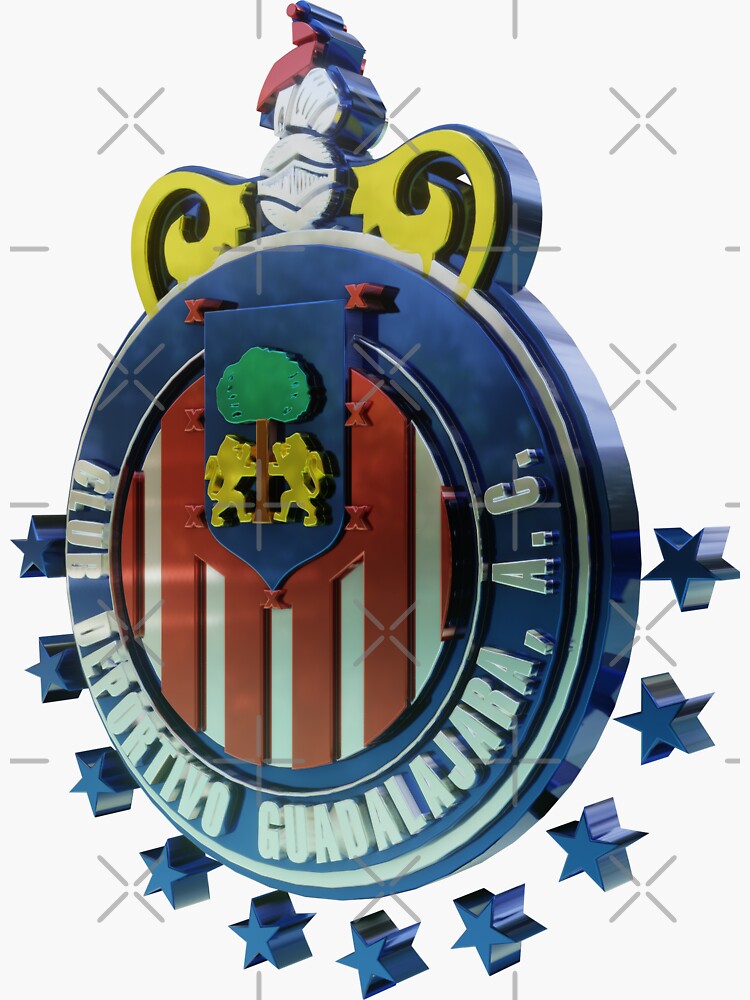 "chivas escudo Color" Sticker for Sale by kombos | Redbubble