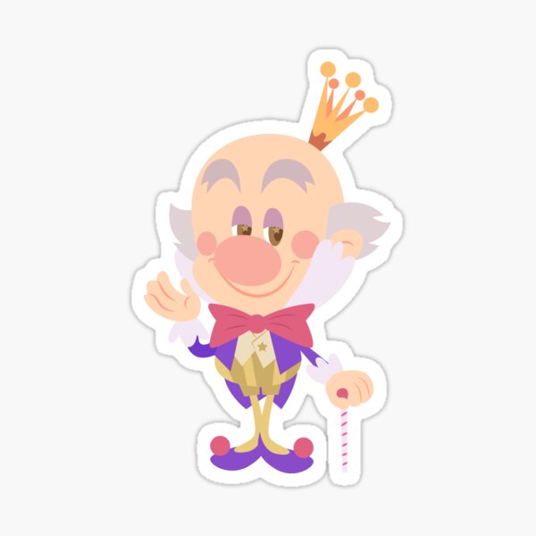 "KING" Sticker for Sale by DisfiguredStick | Redbubble
