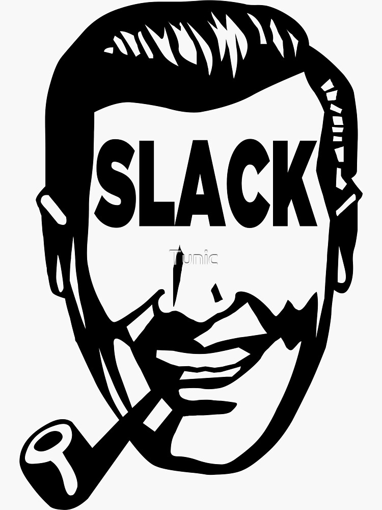 "SLACK" Sticker for Sale by Tunic | Redbubble