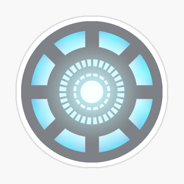 Arc Iron Man Reactor Stickers | Redbubble