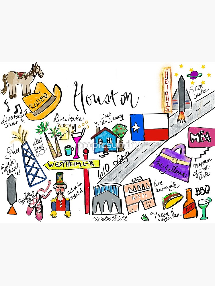 "Houston Iconography | Houston Favorites | Houston City | Houston Icons ...