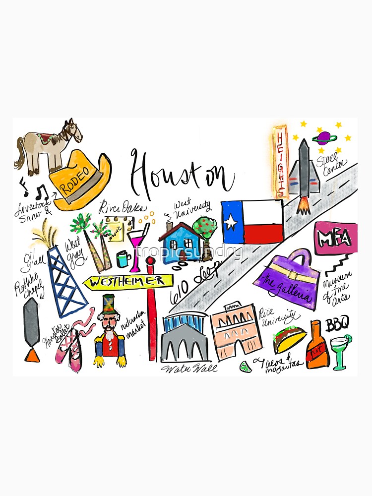 "Houston Iconography | Houston Favorites | Houston City | Houston Icons ...