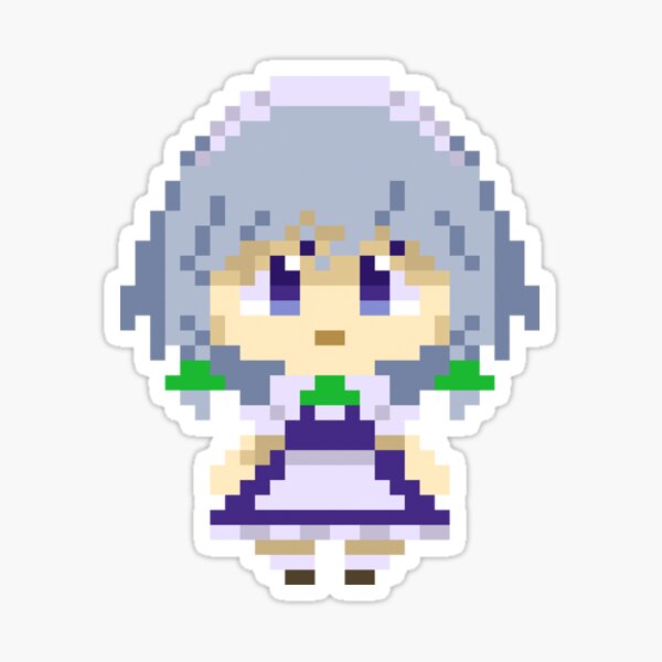 "Sakuya Izayoi" Sticker for Sale by Astrotoast | Redbubble