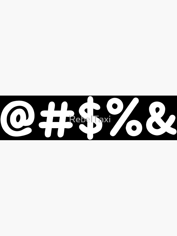 "Censor " Sticker for Sale by RebelTaxi | Redbubble