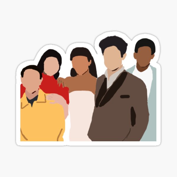 "on my block!" Sticker by faithprincipato | Redbubble