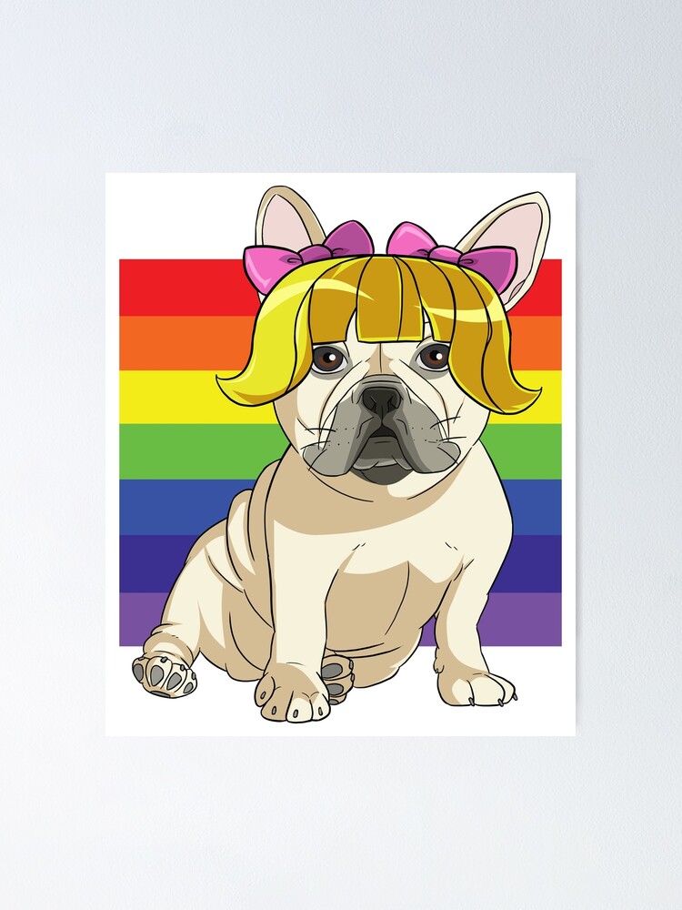 "Pride Month Drag Queen Pug" Poster for Sale by Nosek1ng | Redbubble