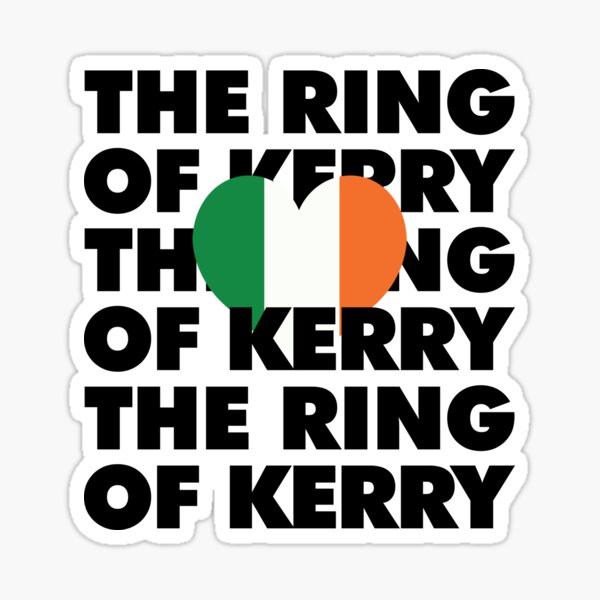 "The Ring Of Kerry is My Favorite Destination in Ireland" Sticker for ...