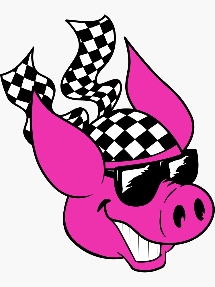 "Checker Pig" Sticker for Sale by illicitsnow | Redbubble