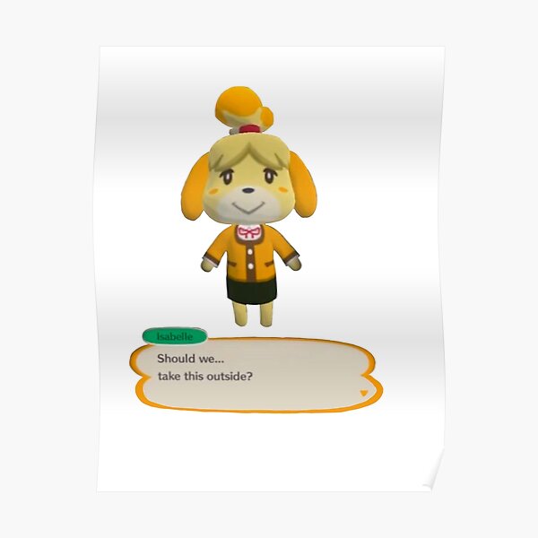 Animal Crossing Isabelle Posters | Redbubble