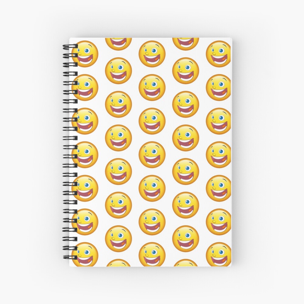 "Smiley Face Emoji" Spiral Notebook for Sale by SeanyPoo | Redbubble