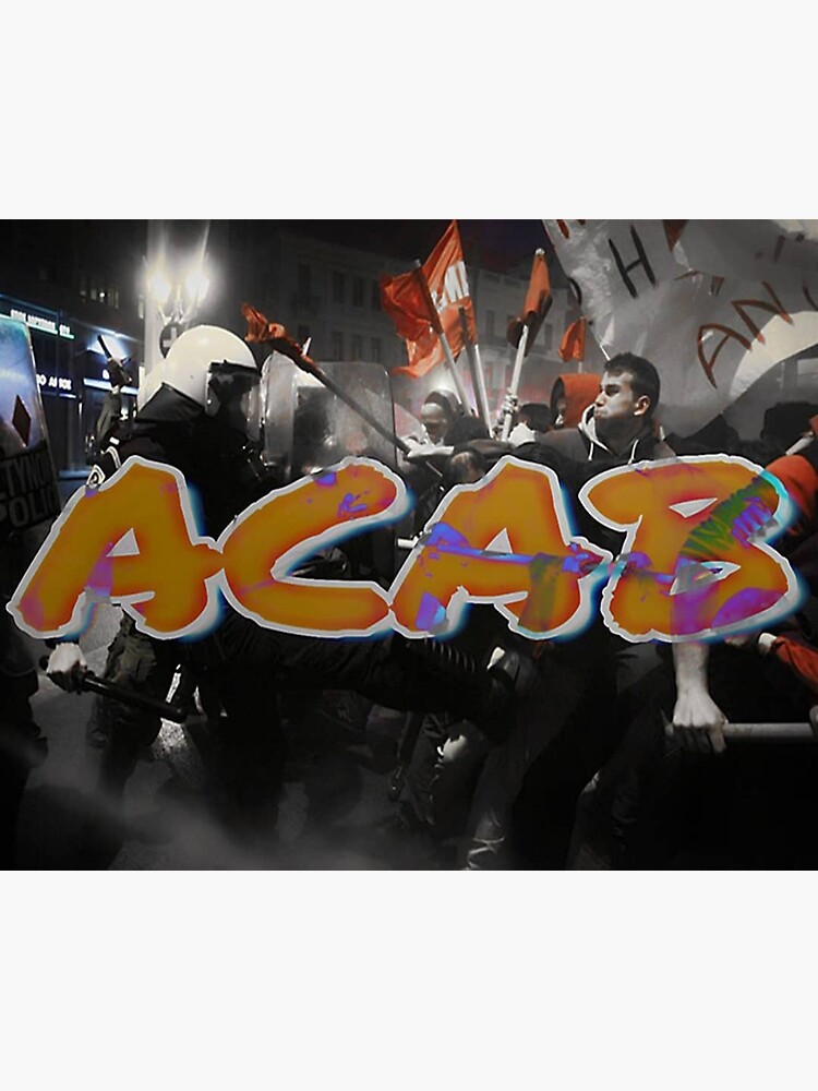 "AcAb Street Action" Art Print by AnarchistCubano | Redbubble