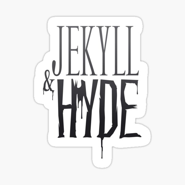 "Jekyll & Hyde" Sticker by ArneyB | Redbubble