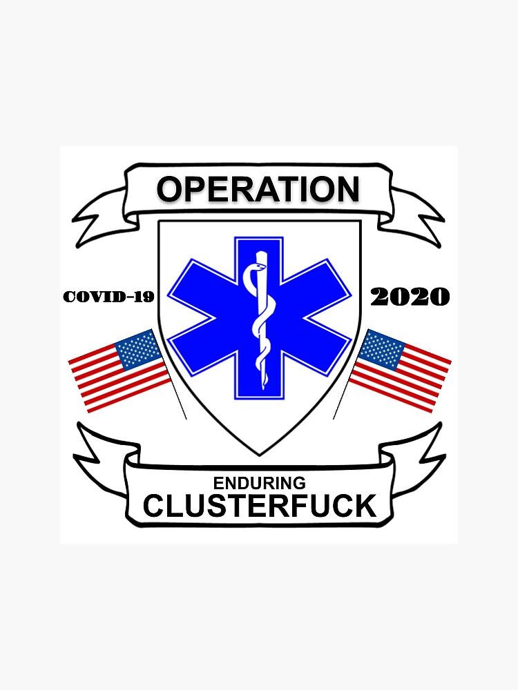 "Operation Enduring Clusterfuck" Sticker for Sale by cvpo | Redbubble