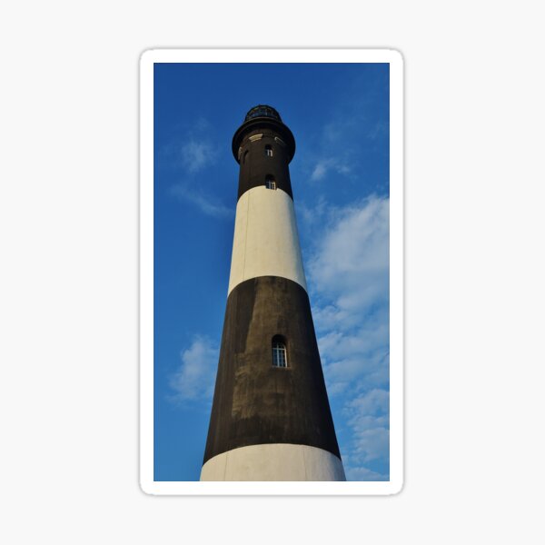 "Closeup of the Fire Island Lighthouse Tower" Sticker by floofpictures ...