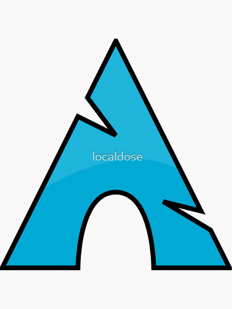 "Archlinux" Sticker by localdose | Redbubble