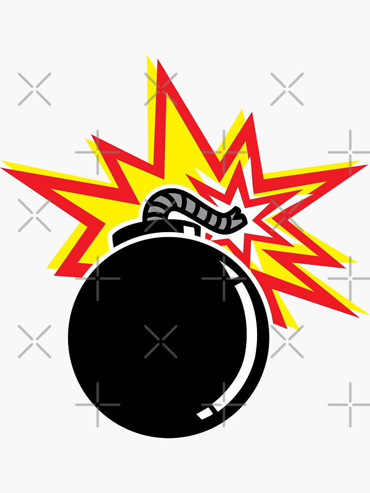 "The Bomb" Sticker for Sale by DetourShirts | Redbubble