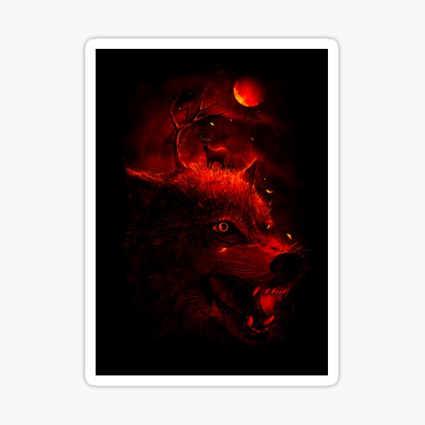 "Red Dream" Sticker for Sale by nicebleed | Redbubble