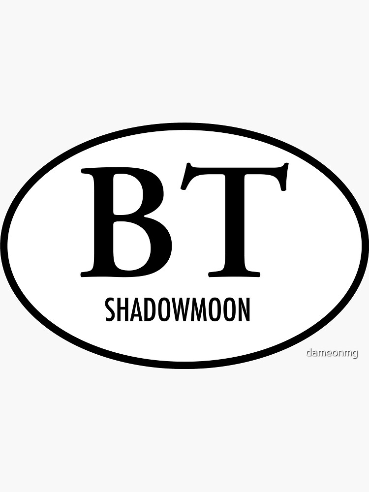"BT Bumper Sticker" Sticker by dameonmg | Redbubble