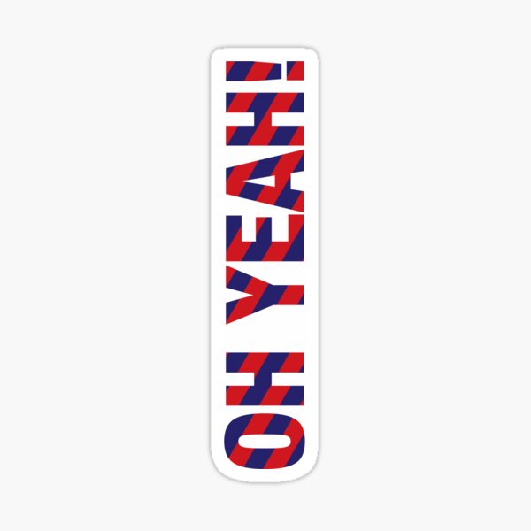 "OH Yeah!" Sticker for Sale by LemonAidan | Redbubble