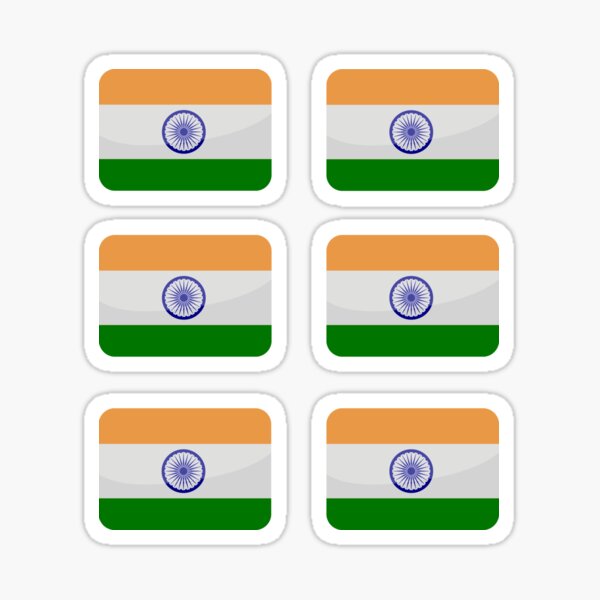 "Flags of the World - India x6" Sticker for Sale by CongressTart ...
