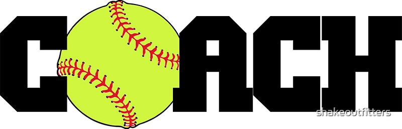 "Softball Coach" Stickers by shakeoutfitters | Redbubble