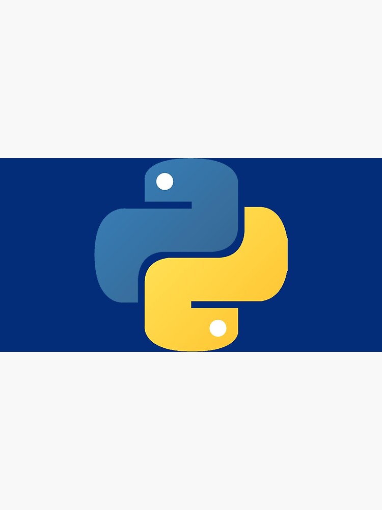 Pegatina «Logotipo de programación de Python» de KaterTot1 | Redbubble