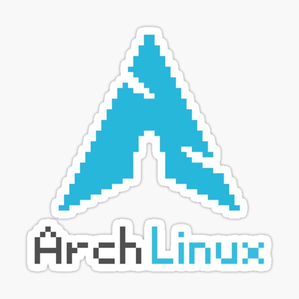 "Pixelated ArchLinux" Sticker for Sale by localdose | Redbubble