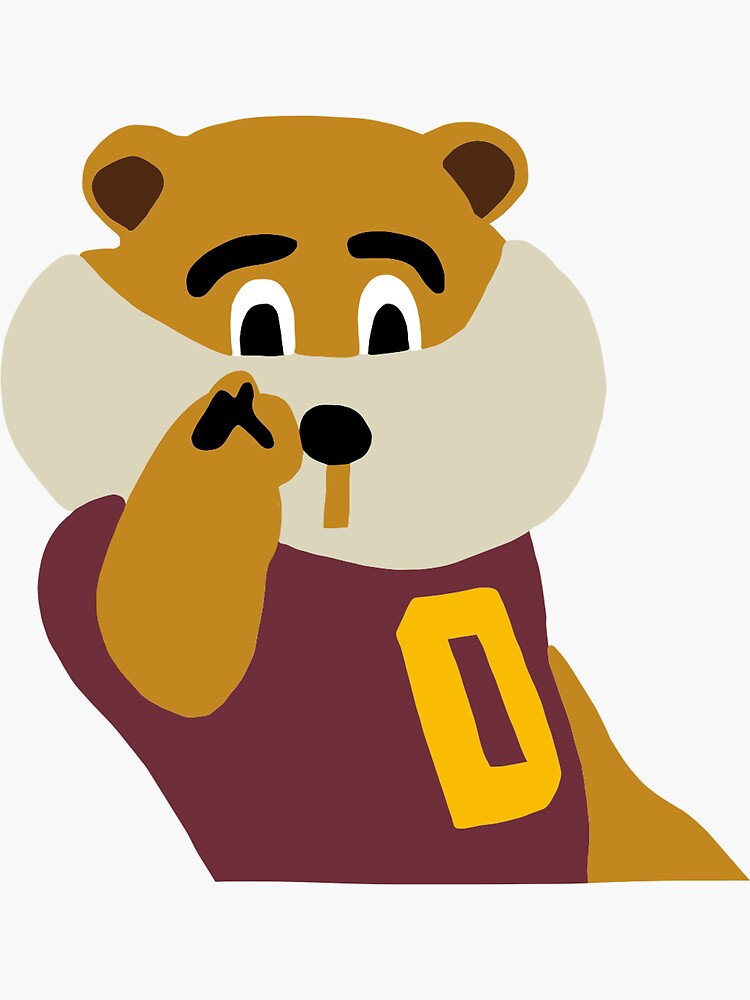 "MINNESOTA GOLDY GOPHER " Sticker for Sale by ryk8170 | Redbubble