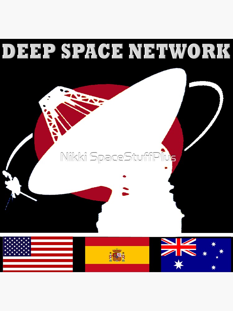"Deep Space Network Logo" Sticker for Sale by Spacestuffplus | Redbubble