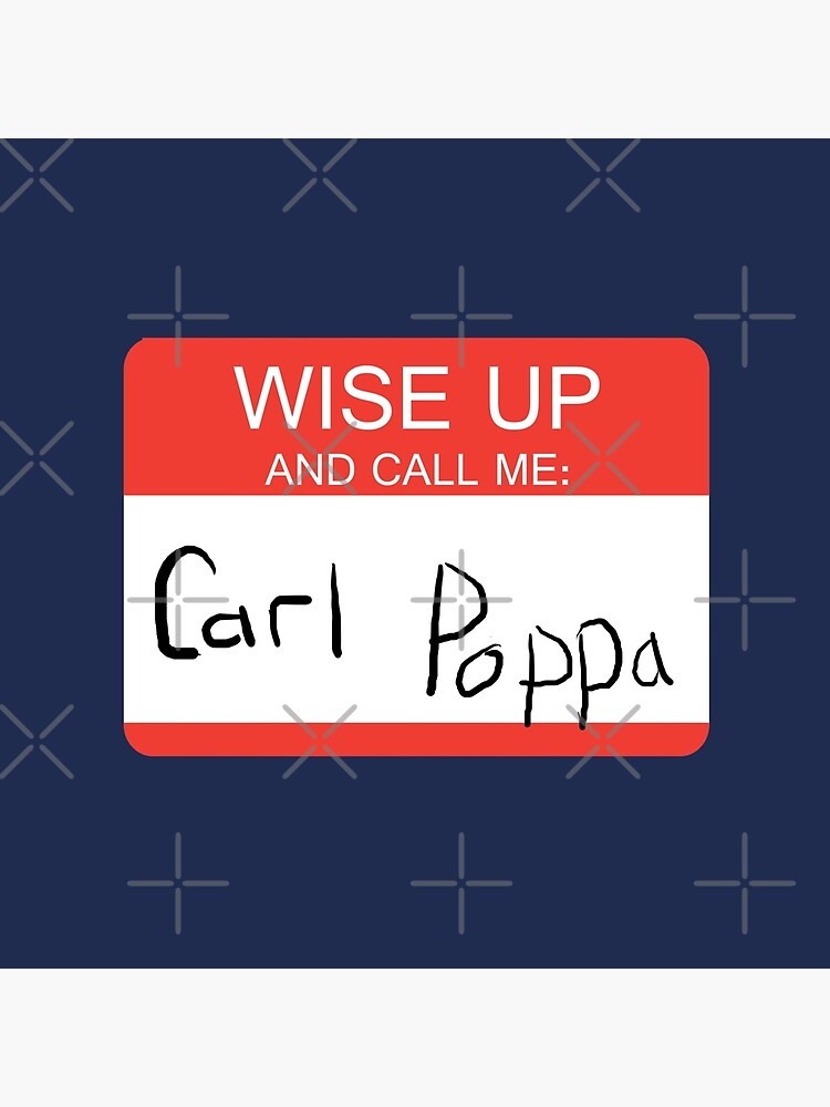 "Carl Poppa." Throw Pillow by schmaslow | Redbubble