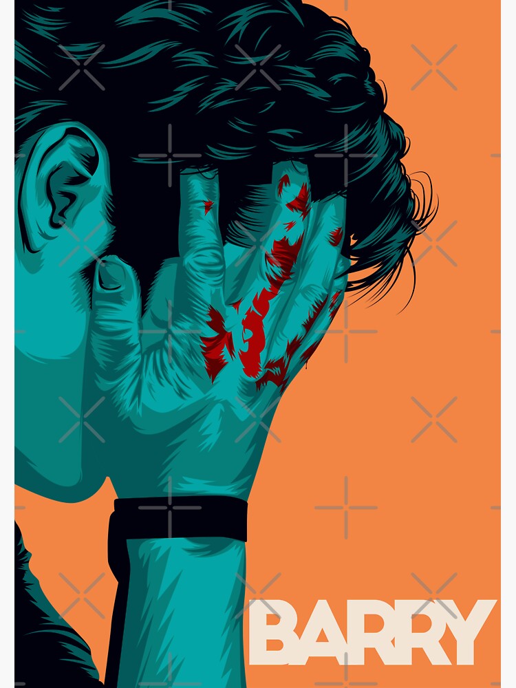 "Barry" Sticker for Sale by BrokenBeanie | Redbubble