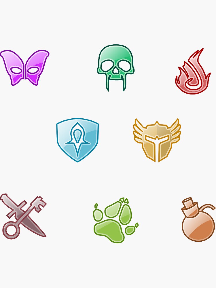"GW2 - Profession Icon pack" Sticker for Sale by UndeadWraith | Redbubble