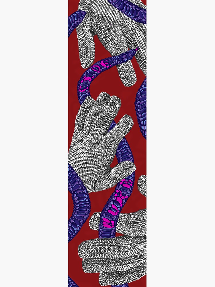 "Curb Side Snake and Chainmail" Sticker for Sale by lizspeiser | Redbubble