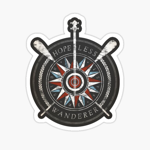 "The Wanderers (STICKER - GRAY)" Sticker for Sale by JoshuaStorms ...