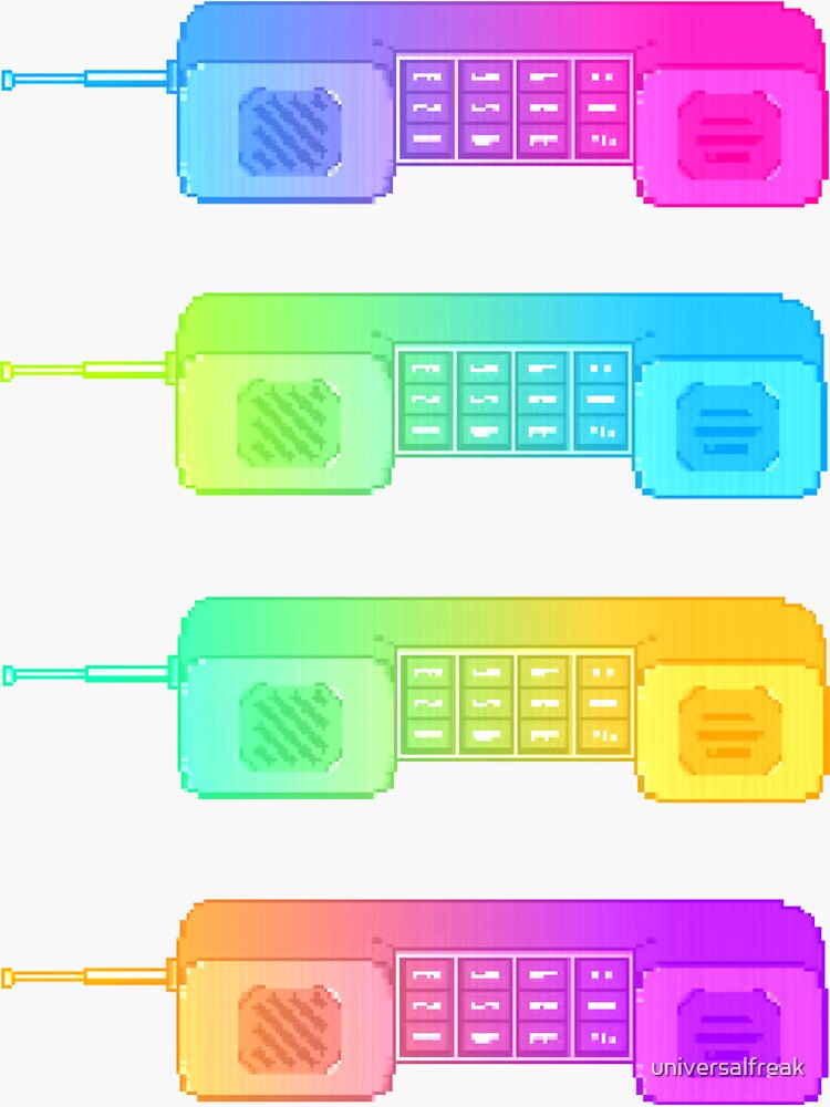 "Hotline Calling Card Sticker Pack" Sticker for Sale by universalfreak ...