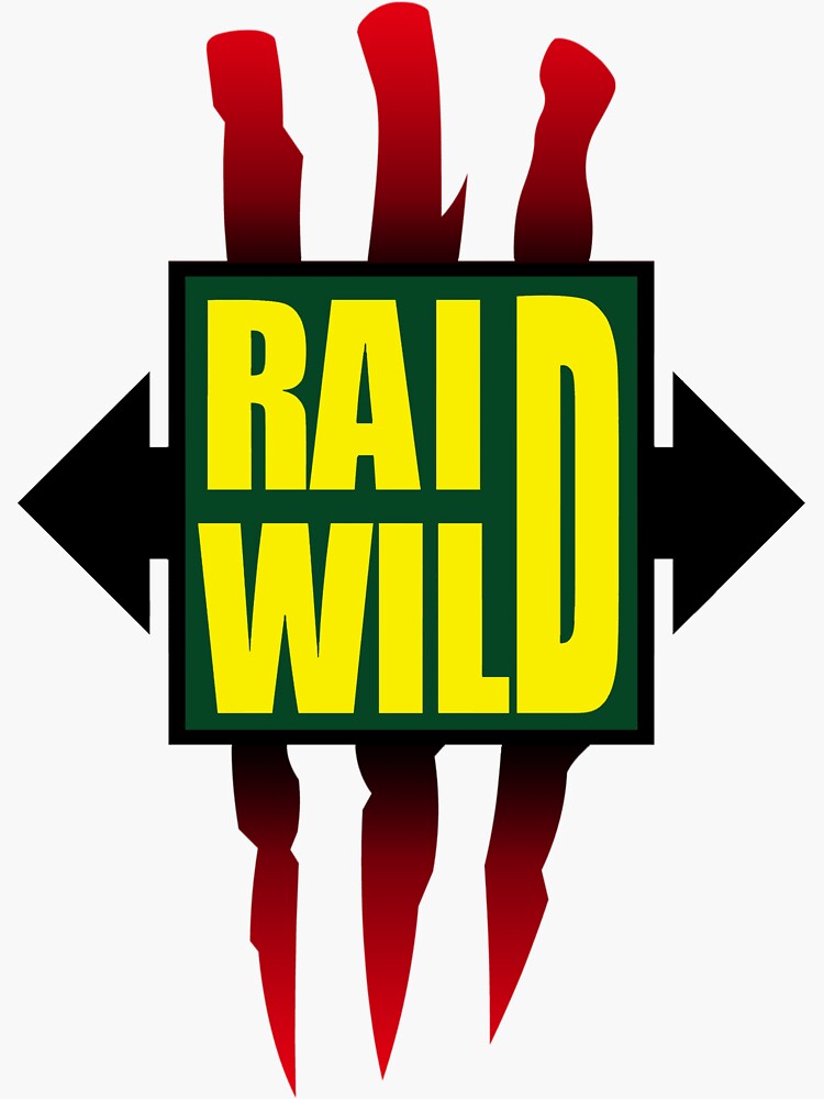 "Team Raid Wild" Sticker for Sale by DontStopMeNow | Redbubble