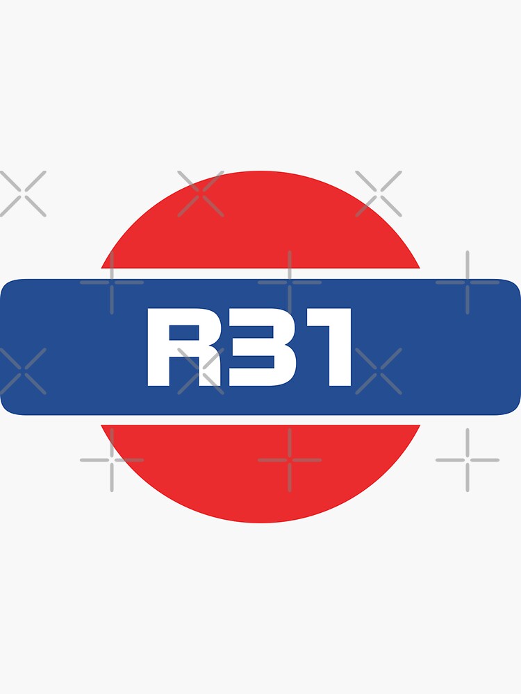 "R31 Skyline Badge" Sticker for Sale by ApexFibers | Redbubble