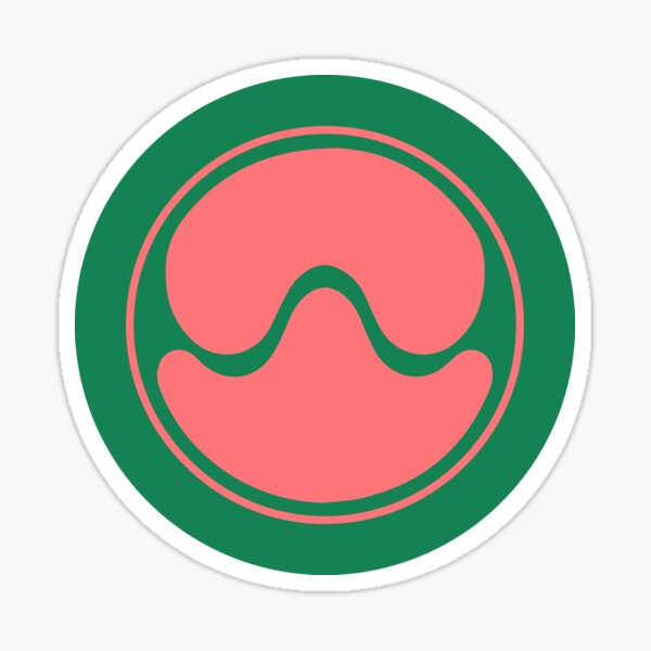 "Gaga Planet Chromatica logo (Pink/Green)" Sticker for Sale by ...