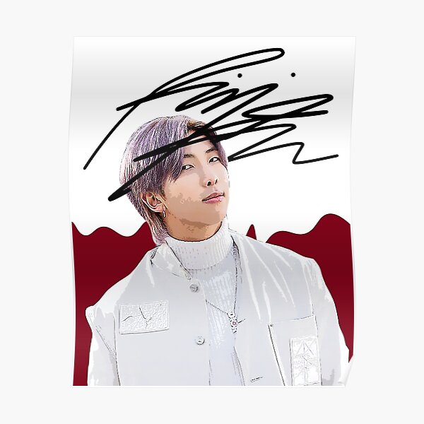 Poster: Bts Autogramm | Redbubble